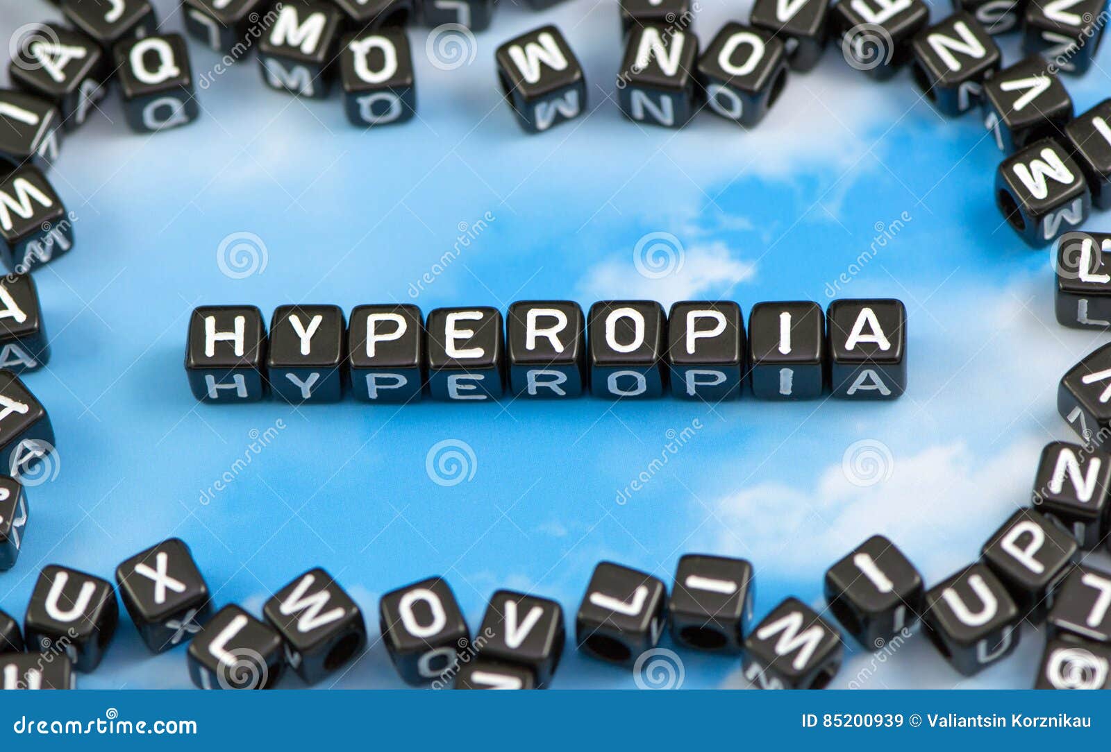 The word hyperopia stock image. Image of illness, abstract - 85200939