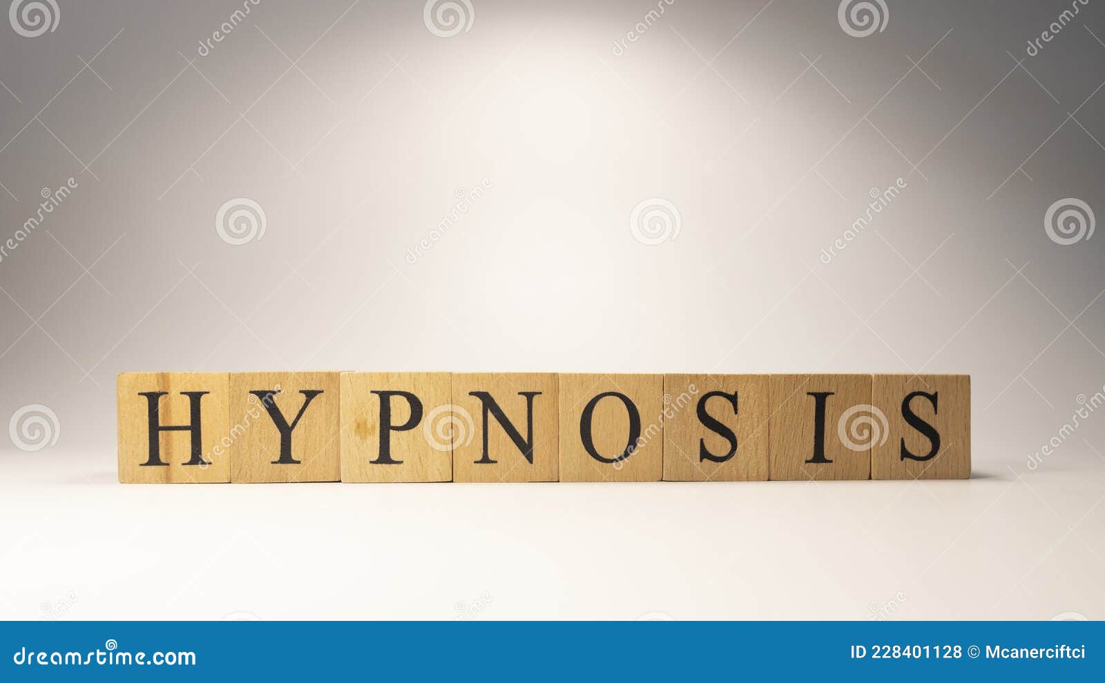 The Word Hypnosis Was Created from Wooden Cubes. Education and Work ...