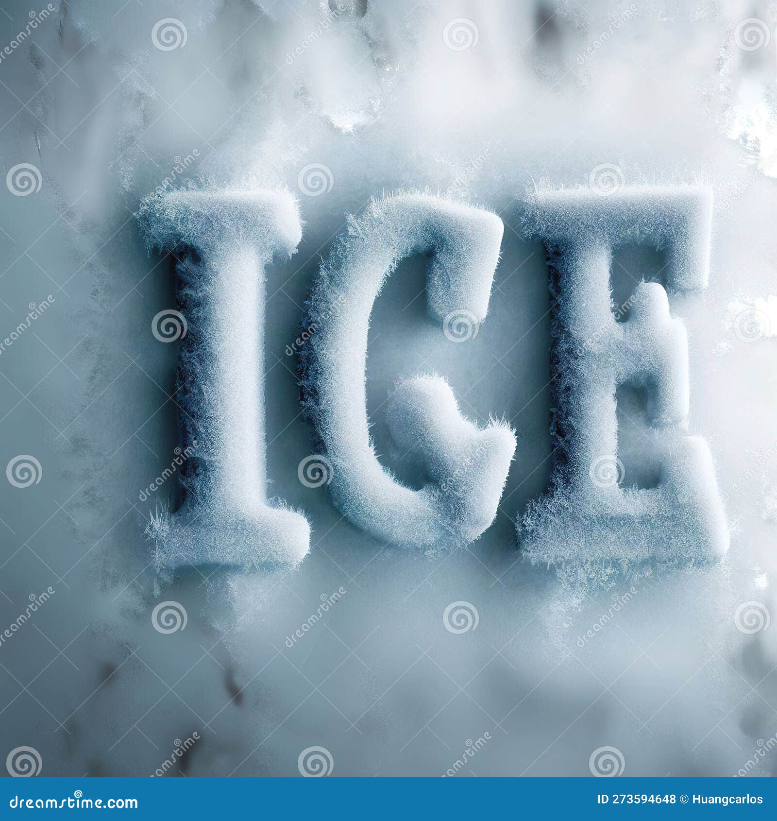 Word Frozen, Meticulously Crafted From Glistening Ice Font ...