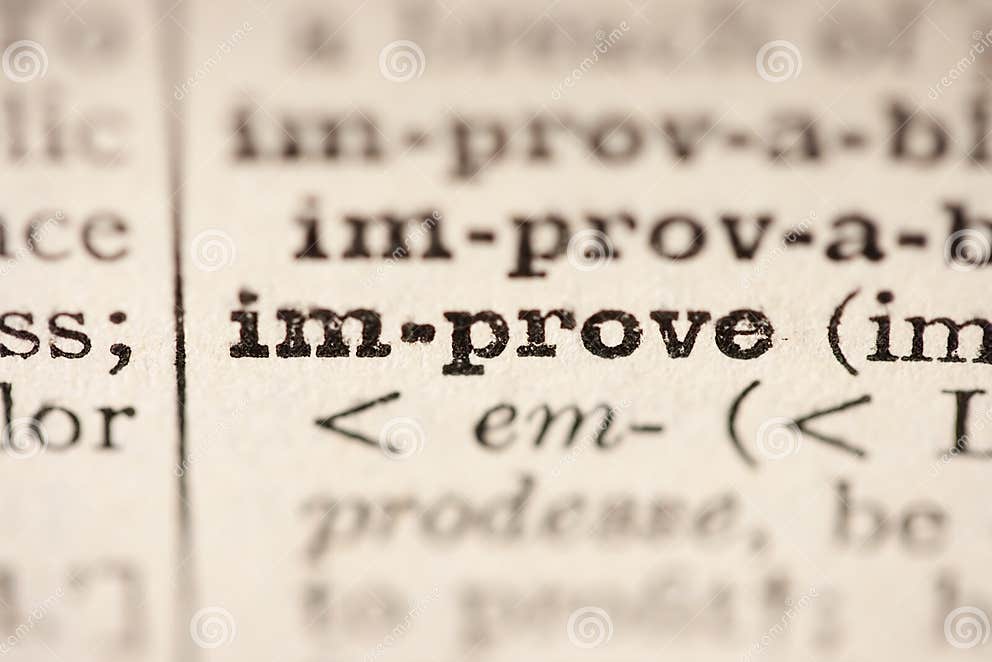 Word improve stock photo. Image of reading, letters, meaning - 16954638