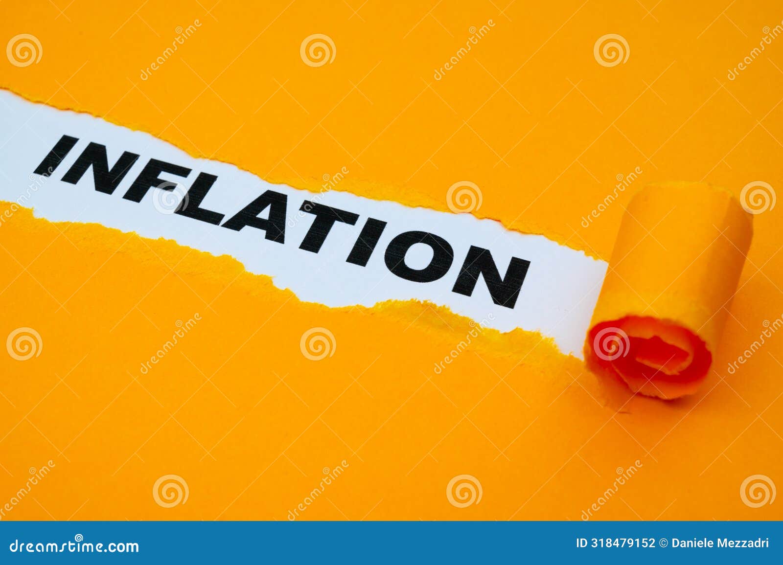 Word Inflation on White Surface. Stock Photo - Image of cash, inflation ...