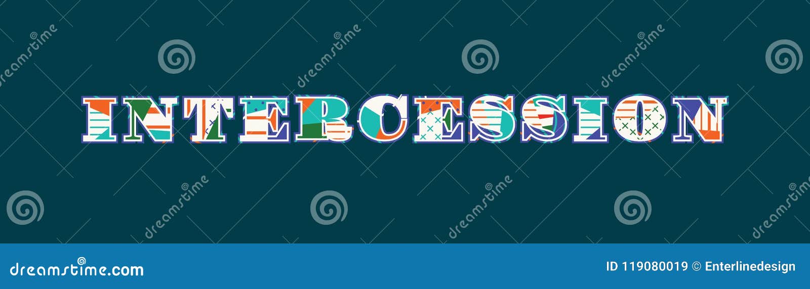 Intercession Concept Word Art Illustration Stock Vector - Illustration ...