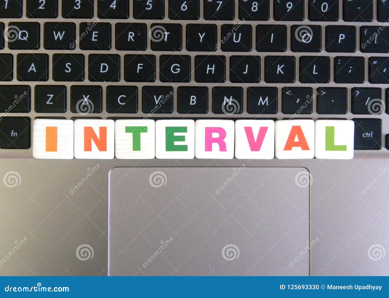 Word Interval on Keyboard Background Stock Photo - Image of digital ...