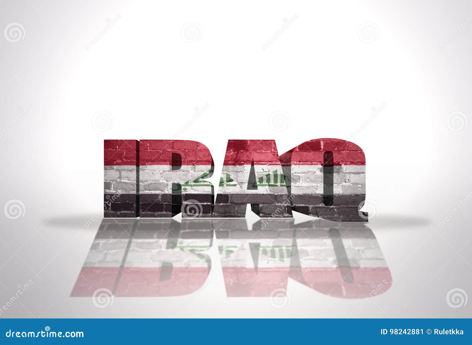 Word Iraq on the White Background Stock Illustration - Illustration of ...