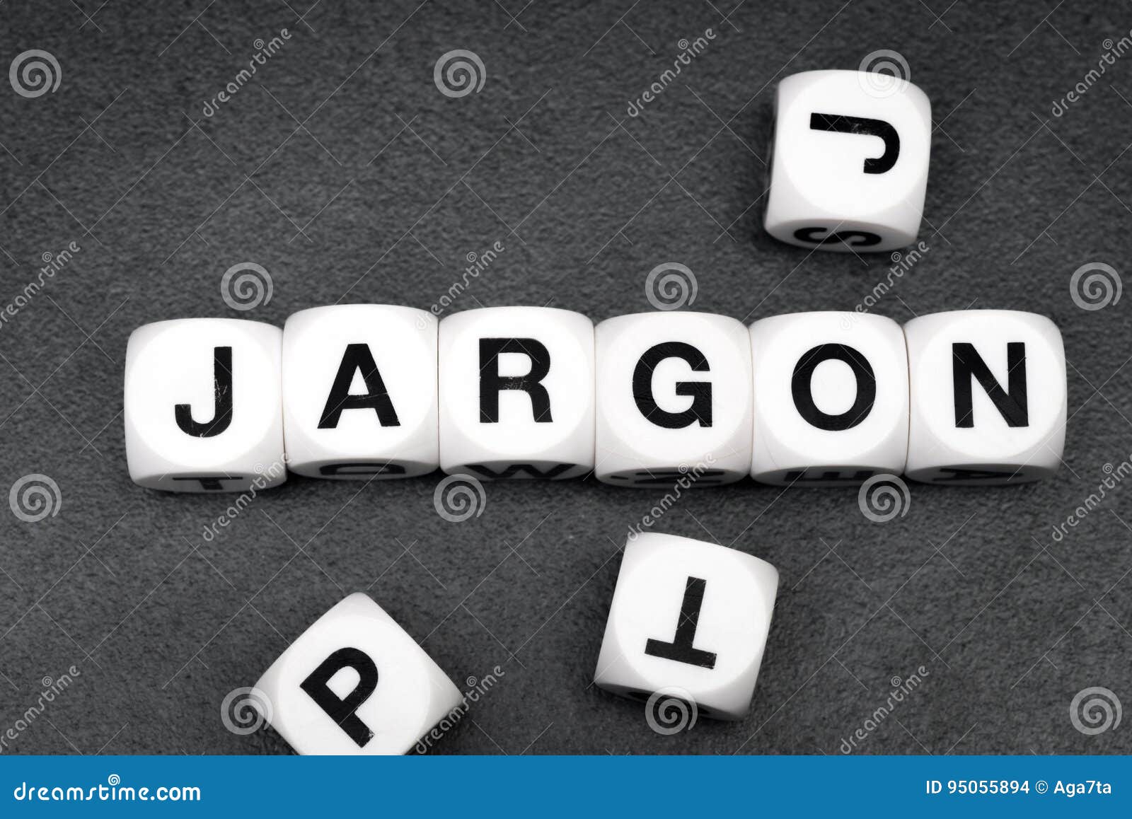 Jargon - Word From Wooden Blocks With Letters, Special Words And ...