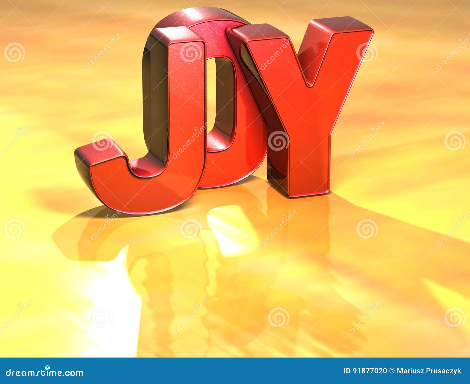 Word Joy on Yellow Background Stock Illustration - Illustration of ...