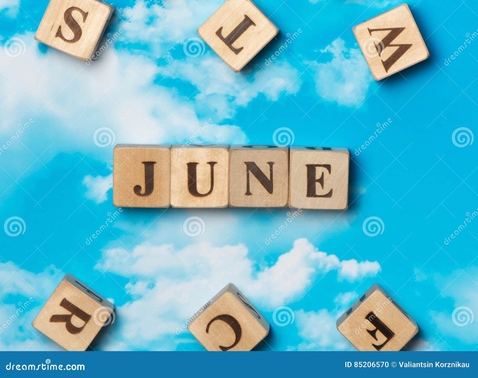 The word June stock photo. Image of icon, month, holding - 85206570