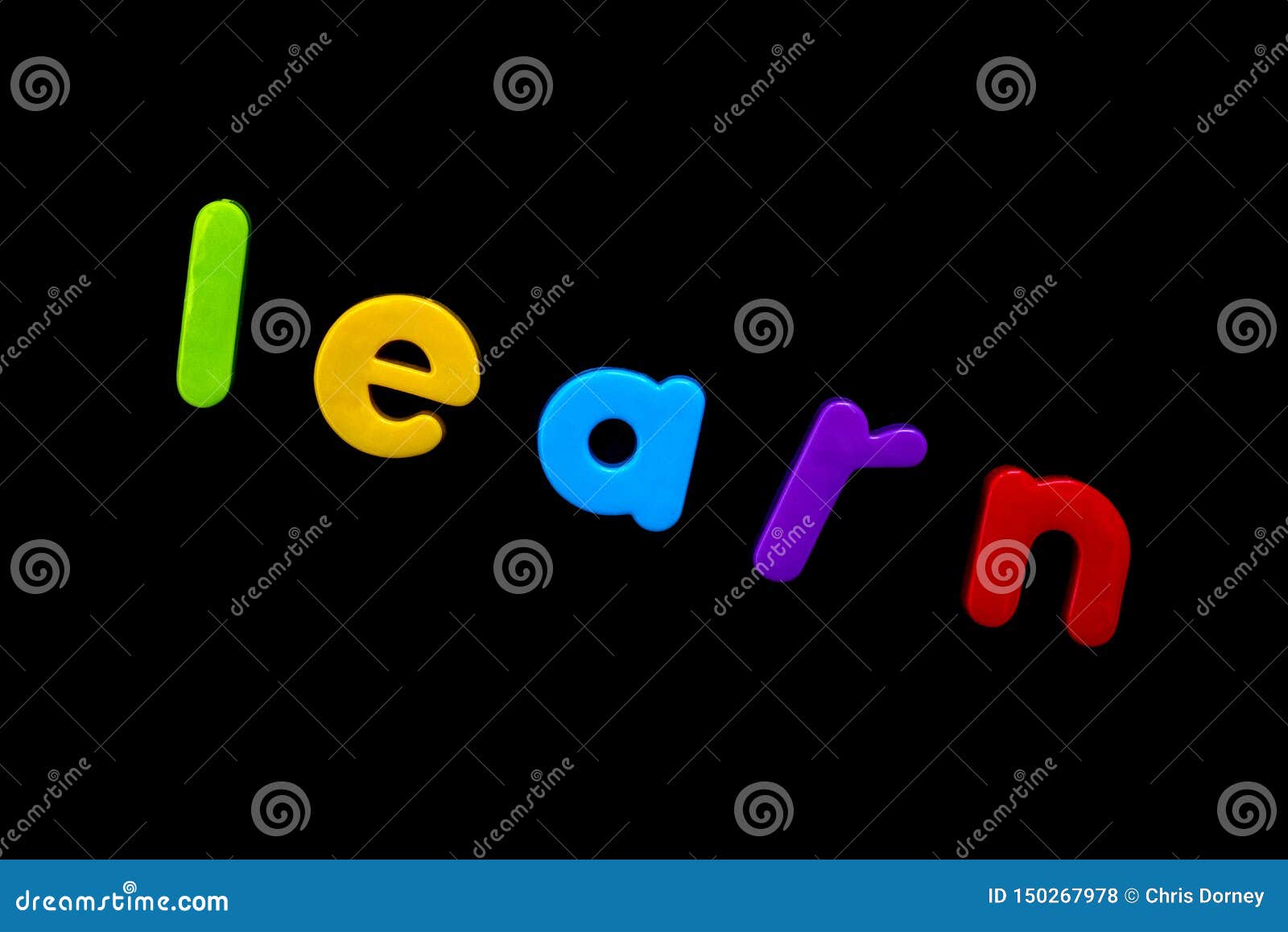 The word LEARN stock photo. Image of isolated, name - 150267978