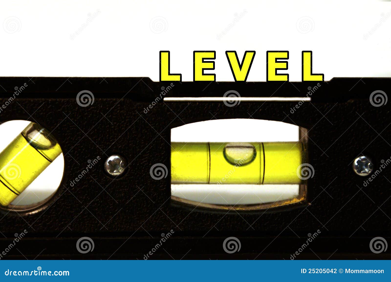 Word Level on Tool for Leveling Stock Photo - Image of close, align ...
