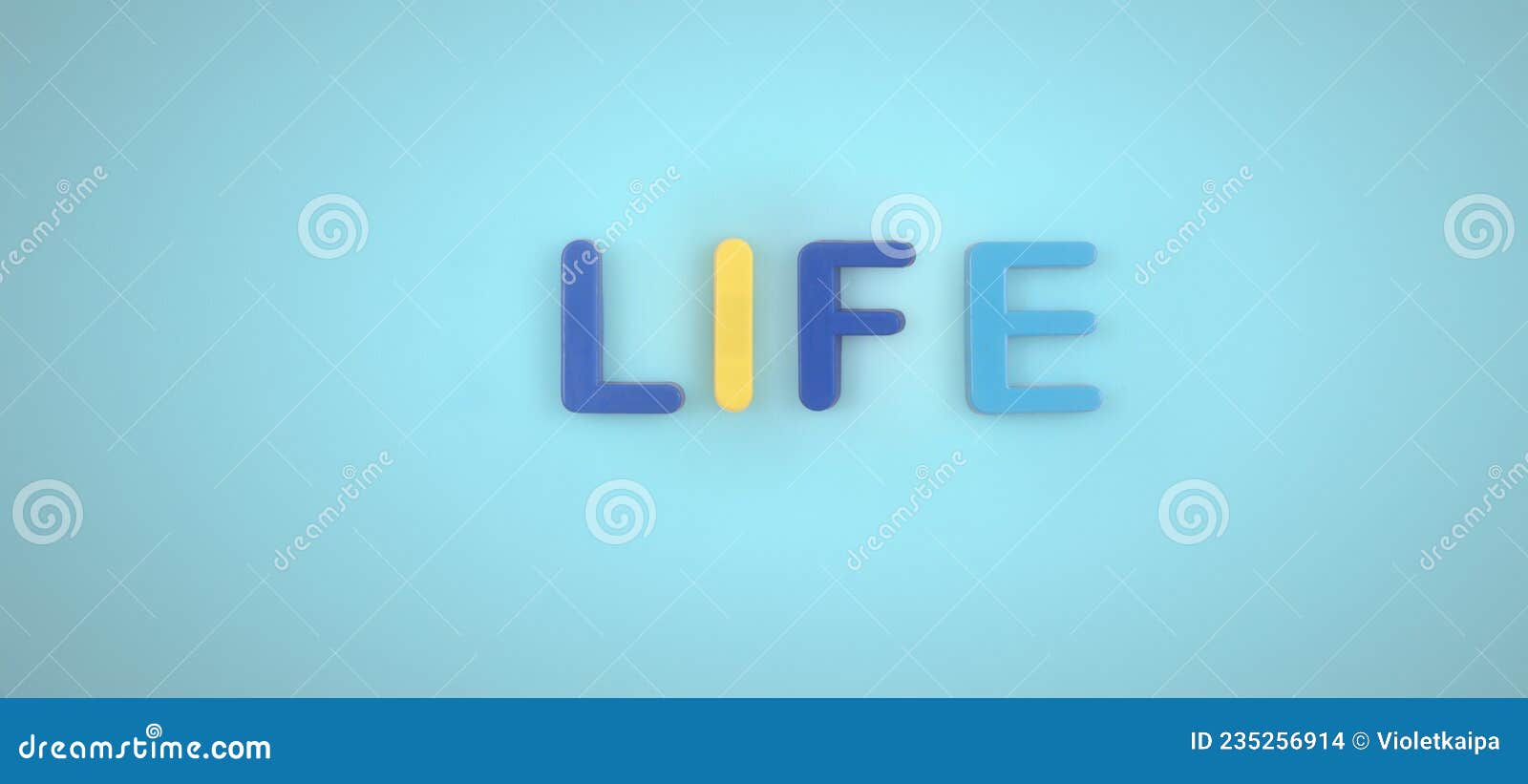 Word Life Made of Letters Isolated Stock Photo - Image of play ...