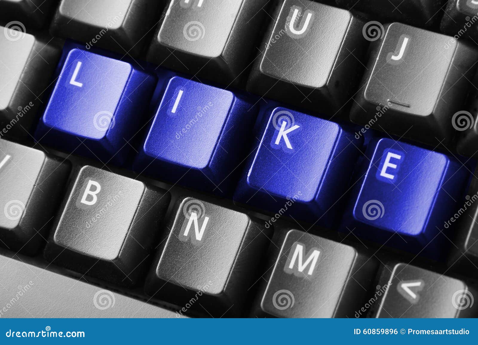 Word Like Written with Keyboard Buttons Stock Photo - Image of ...