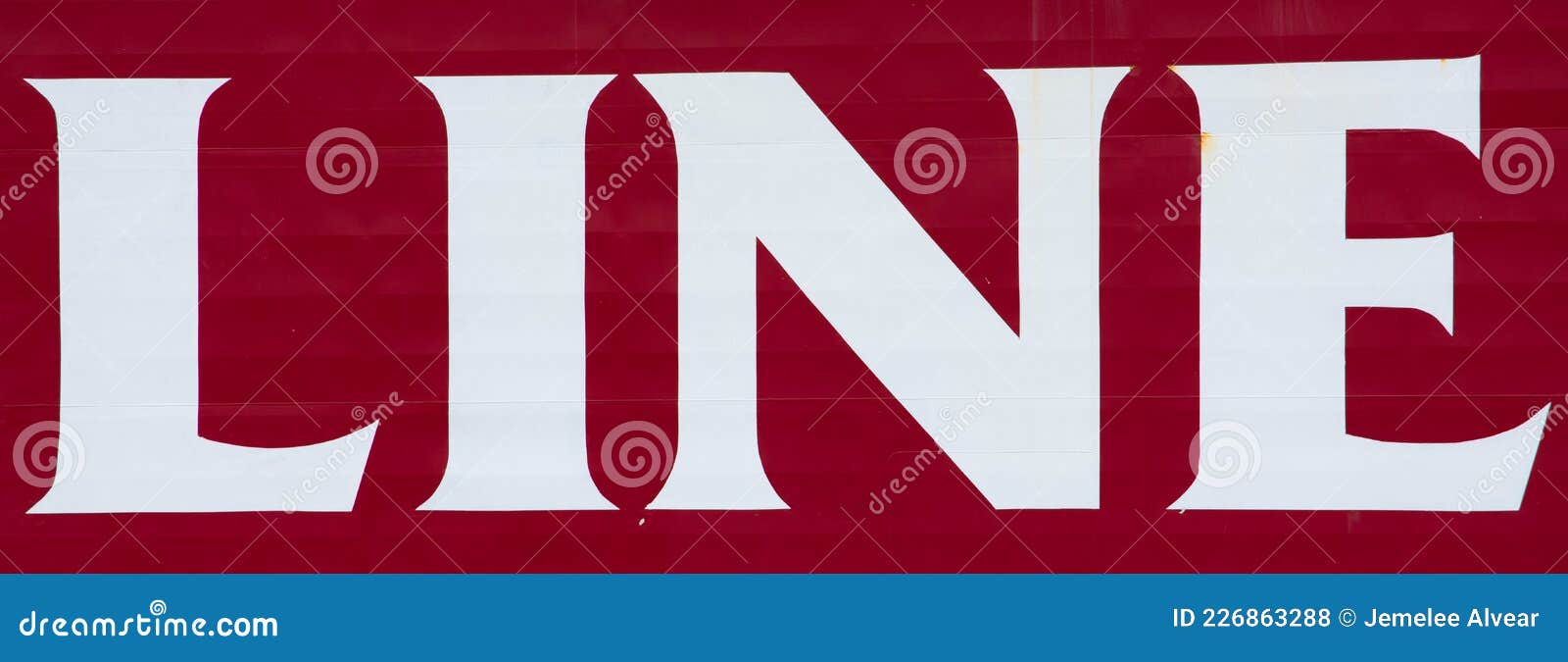 The Word Line stock photo. Image of letter, symbol, communications ...