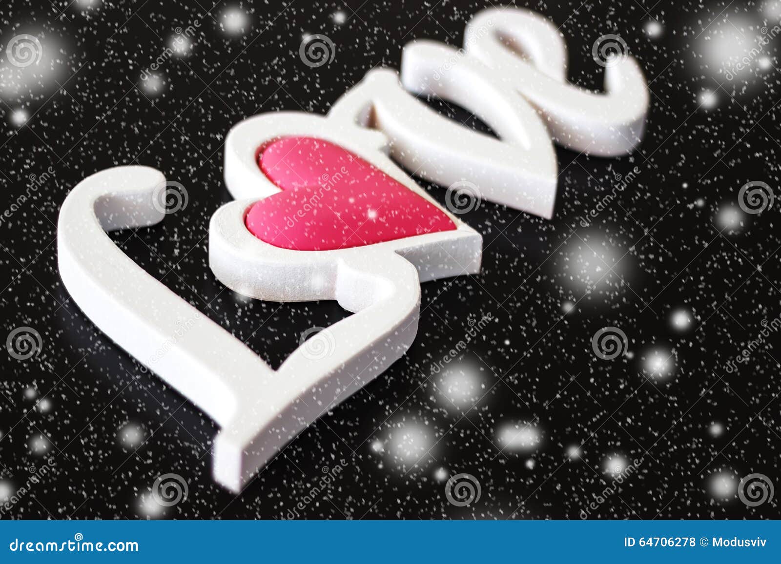 The word love on a black stock photo. Image of symbol - 64706278