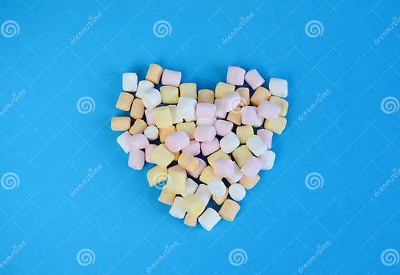 Word LOVE Made of Marshmallows Stock Image - Image of food, creative ...