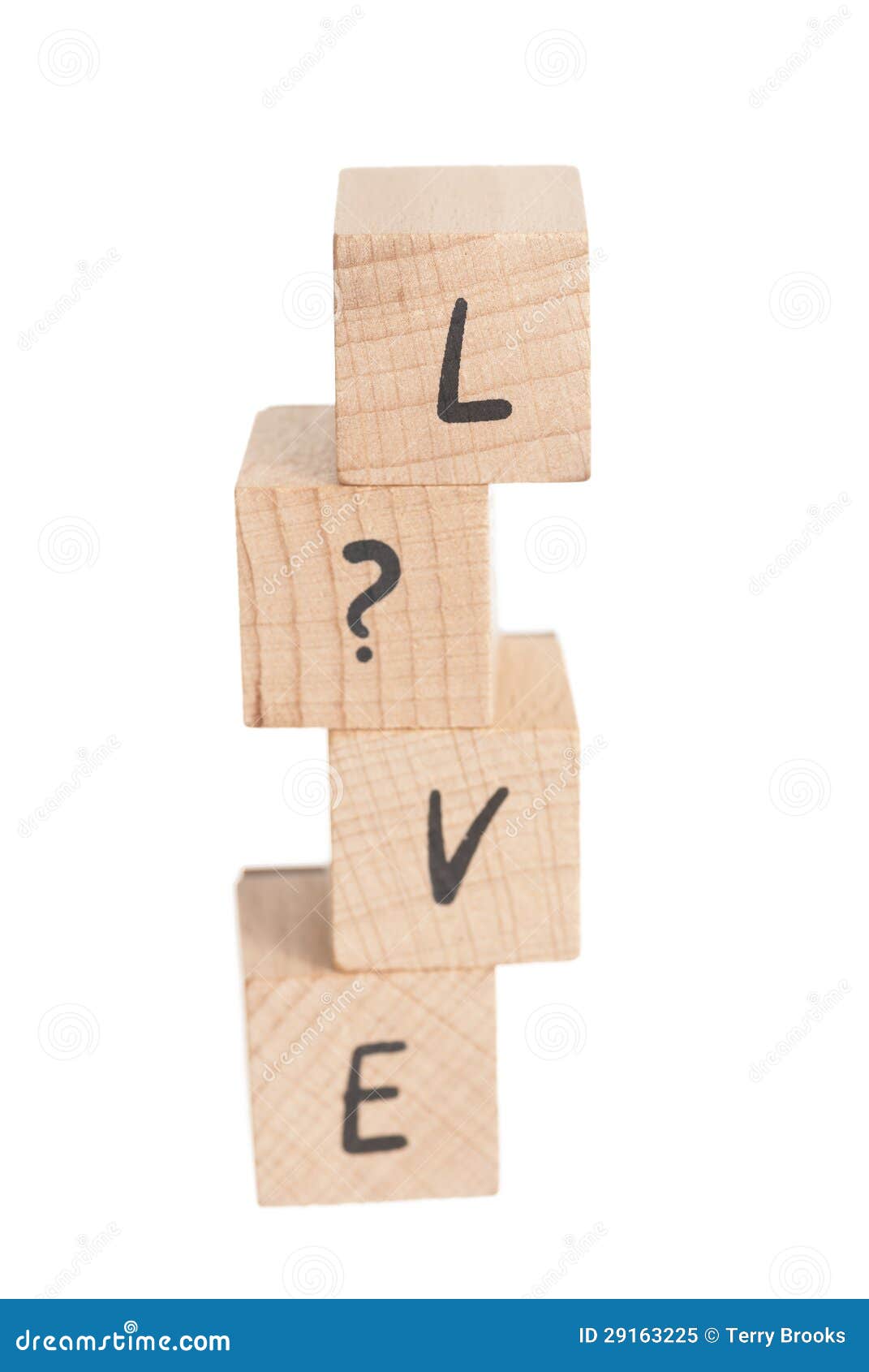 The Word Love with Question Mark. Stock Image - Image of macro ...