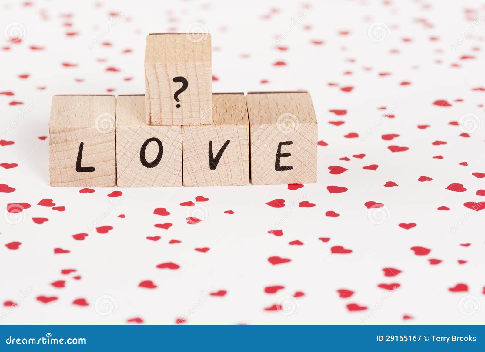 The Word Love with Question Mark. Stock Image - Image of desire, card ...