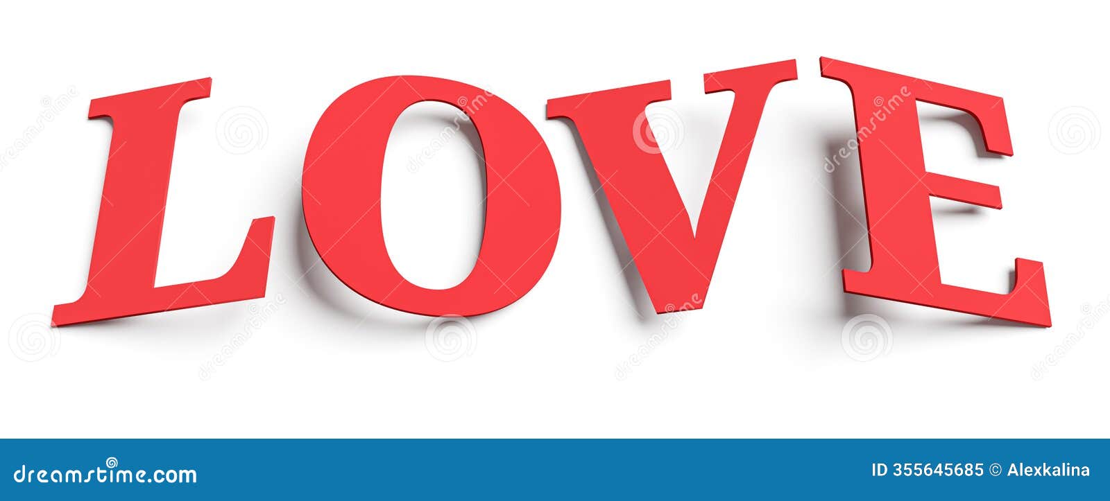 Word Love With A Red Cartoon Heart Vector Comic Font Word Love ...