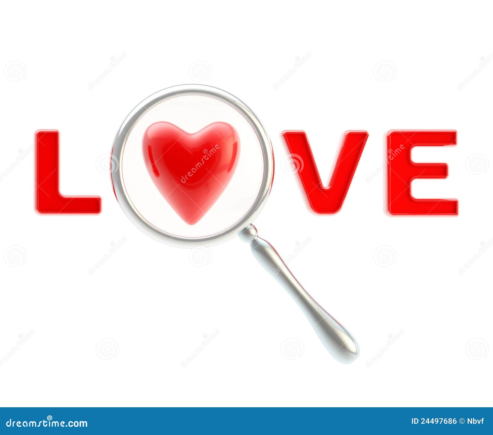 Magnifying Glass Word Love Stock Illustrations – 90 Magnifying Glass ...