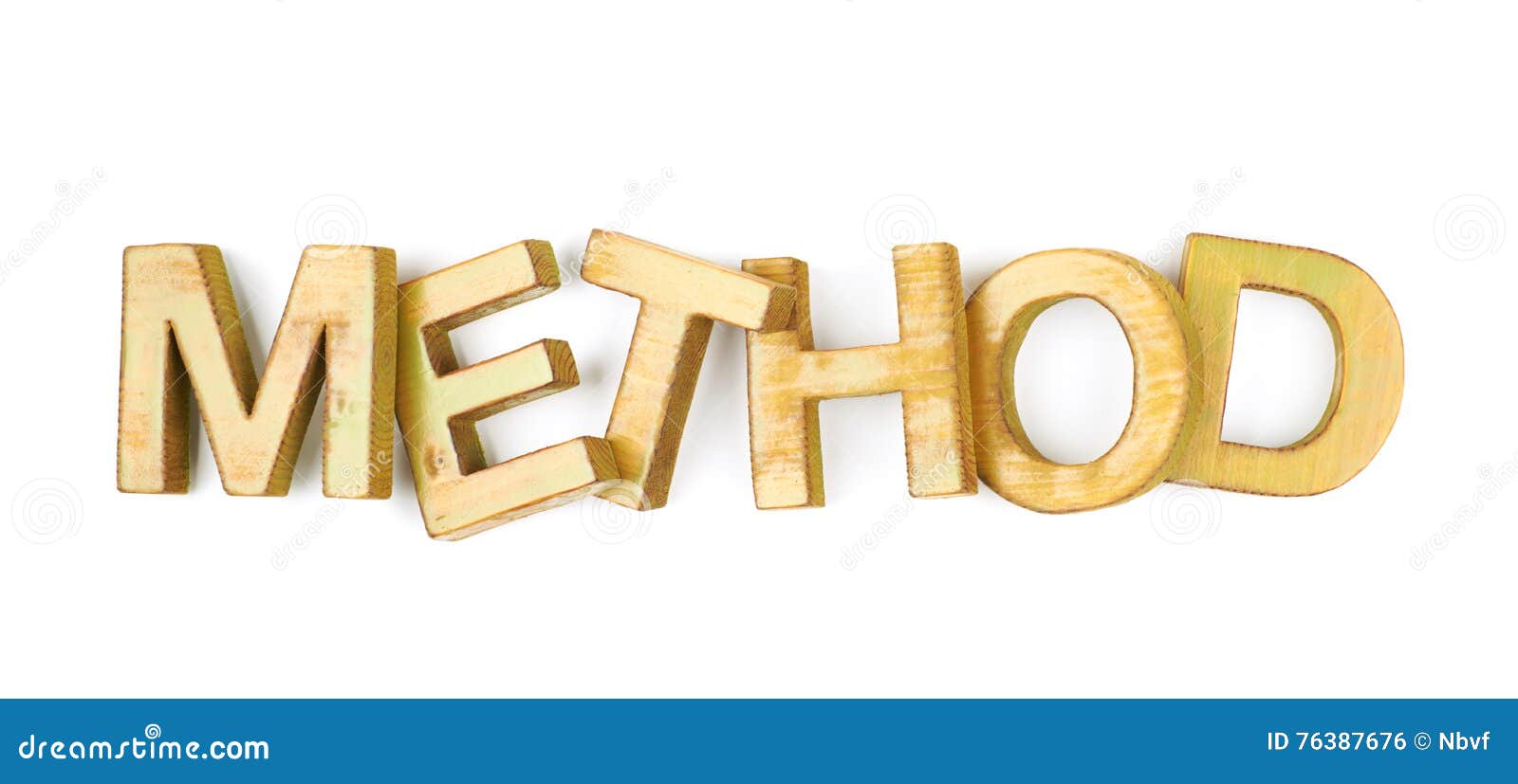 Word Made of Wooden Letters Isolated Stock Photo - Image of type ...