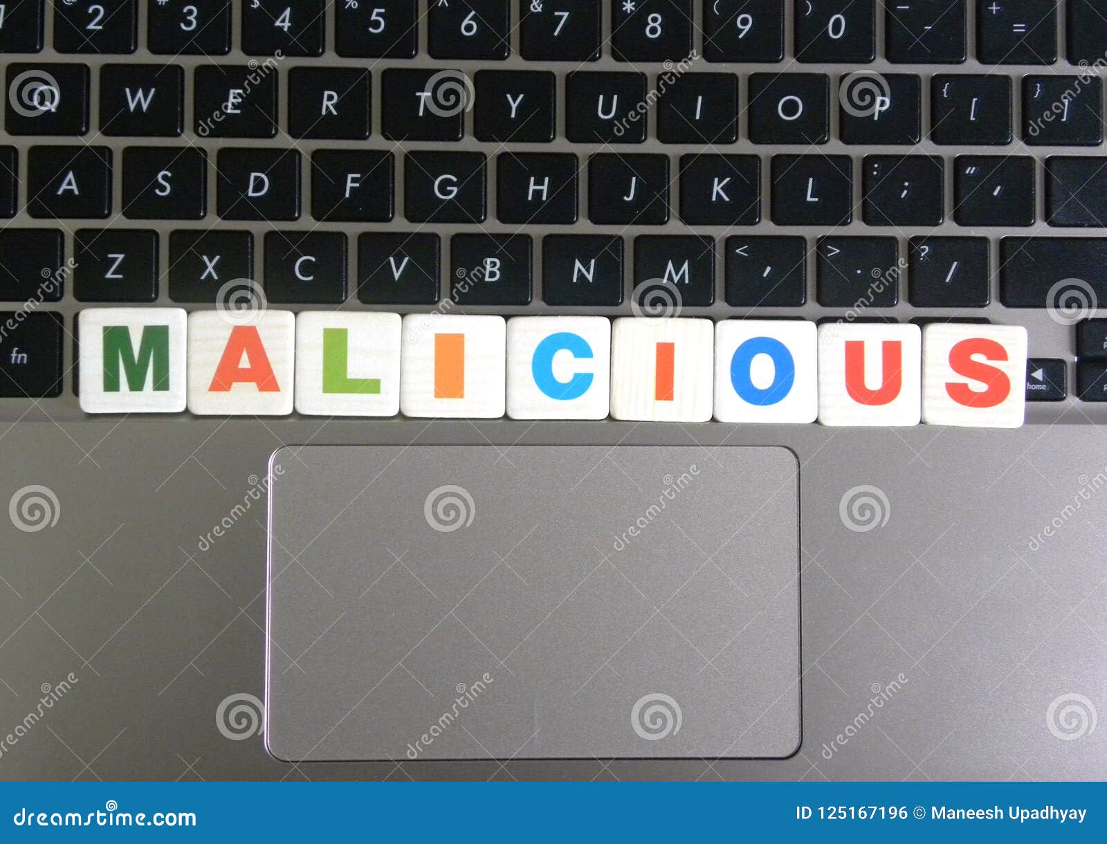 Word Malicious on Keyboard Background Stock Photo - Image of code ...