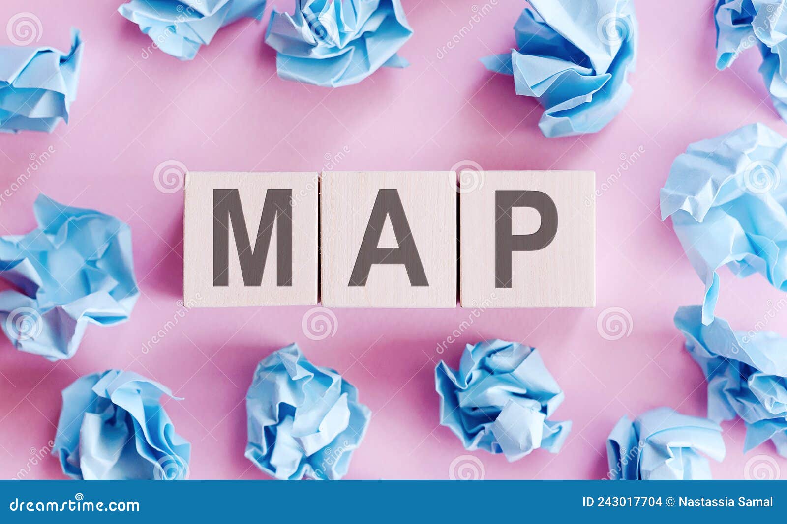 Word Map in White Cubes on Pink Background Stock Photo - Image of data ...