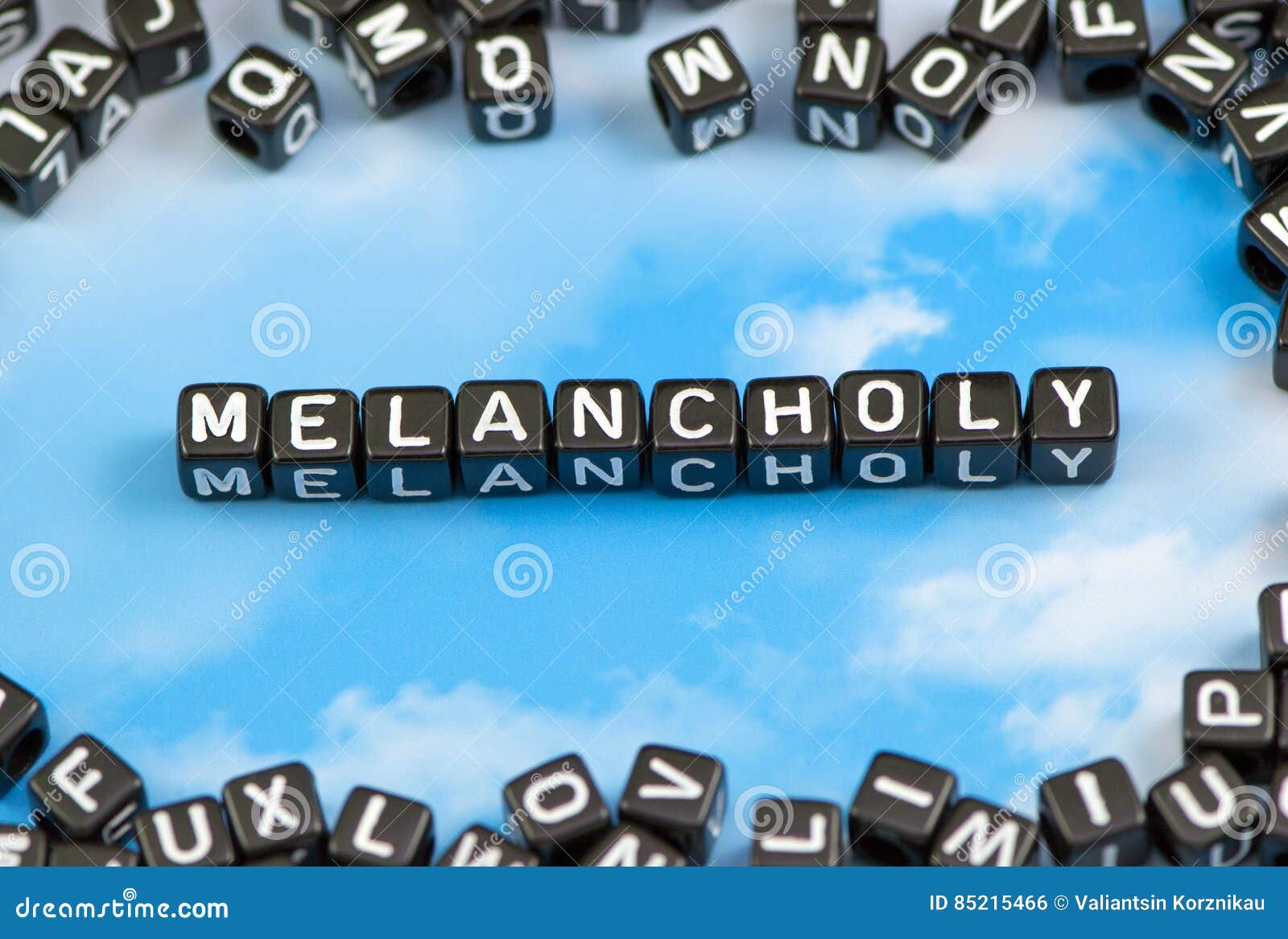 The word melancholy stock photo. Image of light, colour - 85215466