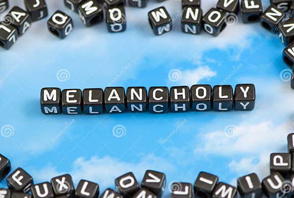 The word melancholy stock photo. Image of light, colour - 85215466
