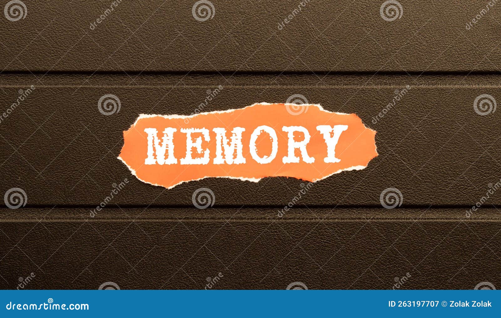 The Word of MEMORY on Building Blocks Concept Stock Image - Image of ...