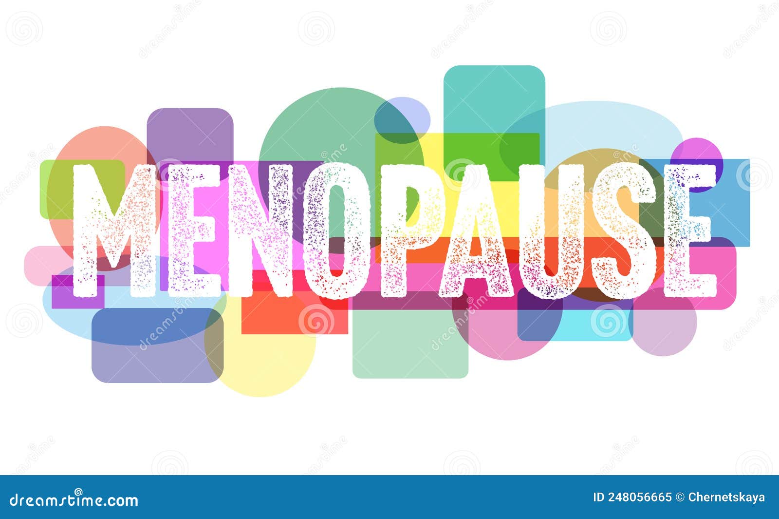 Impending Menopause Concept Illustration Of Woman Hourglass And