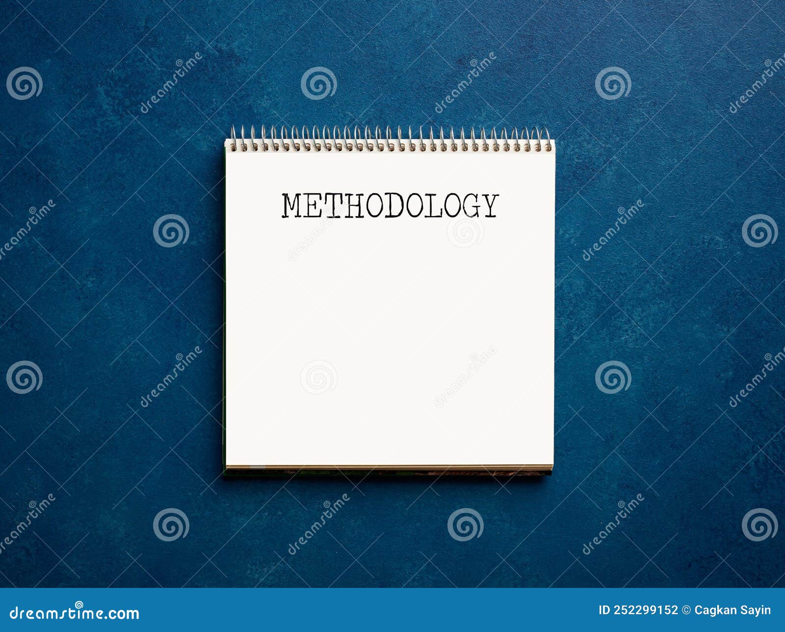 The Word Methodology Written on a Notebook on Business Office Desktop ...