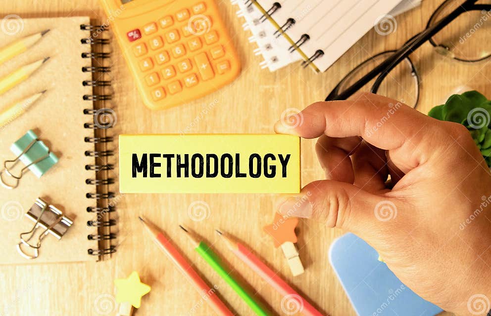The Word Methodology Written on a Notebook on Business Office Desktop ...
