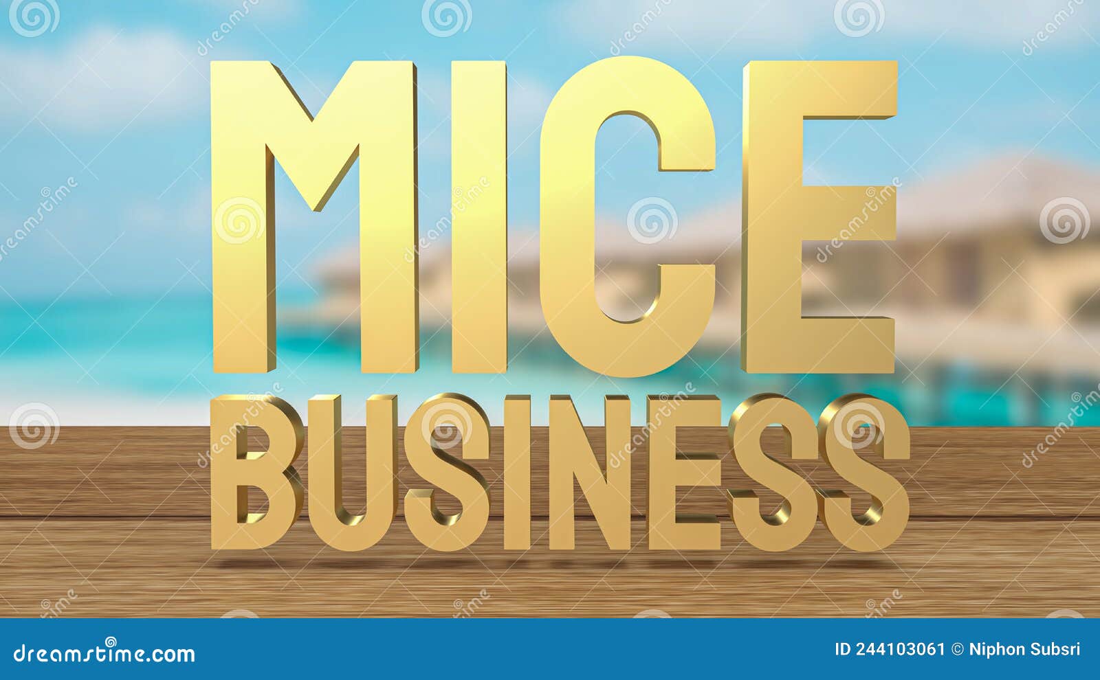 The Word MICE is the Event Management Business 3d Rendering Stock ...