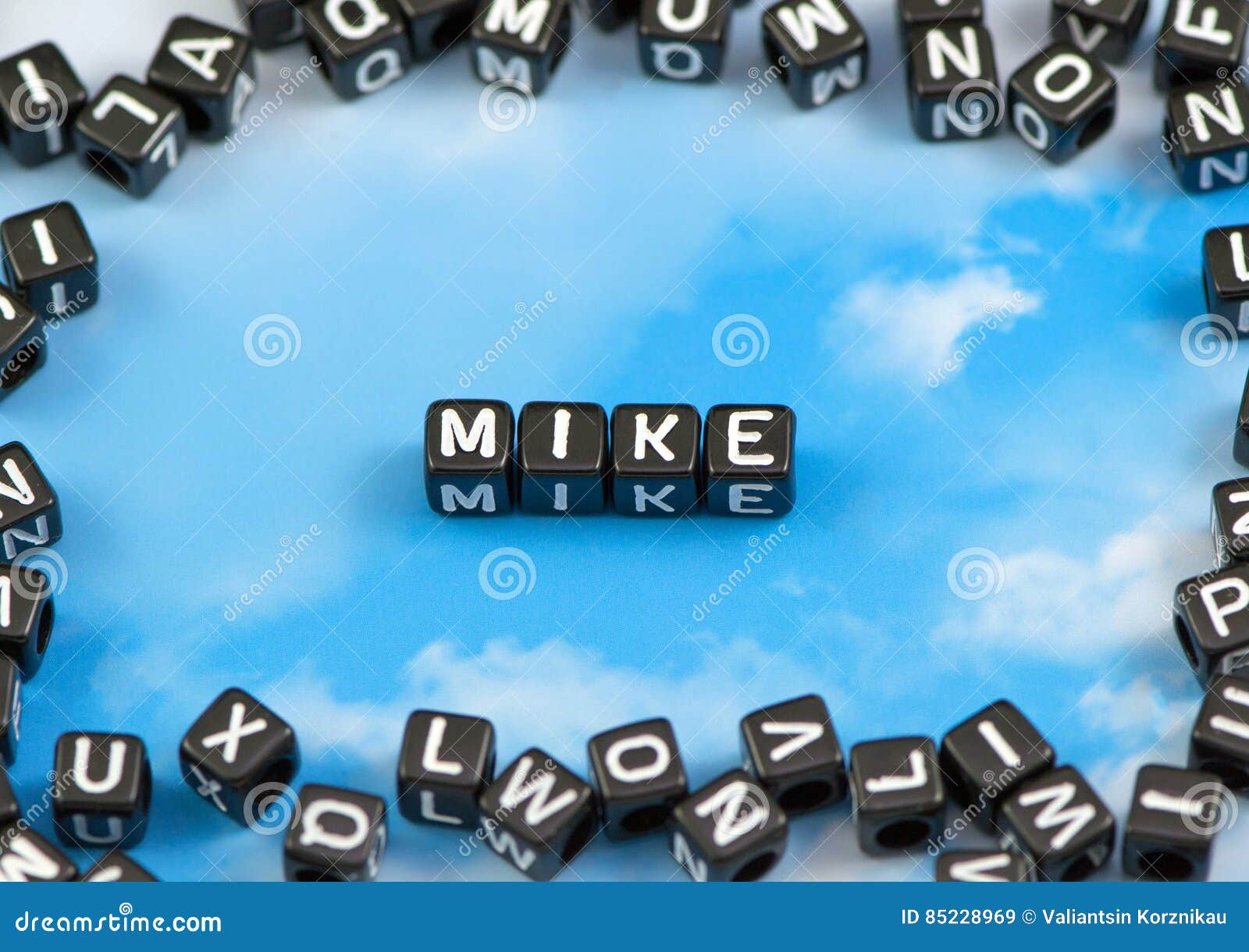 The word mike stock image. Image of boys, diamonds, brilliant - 85228969