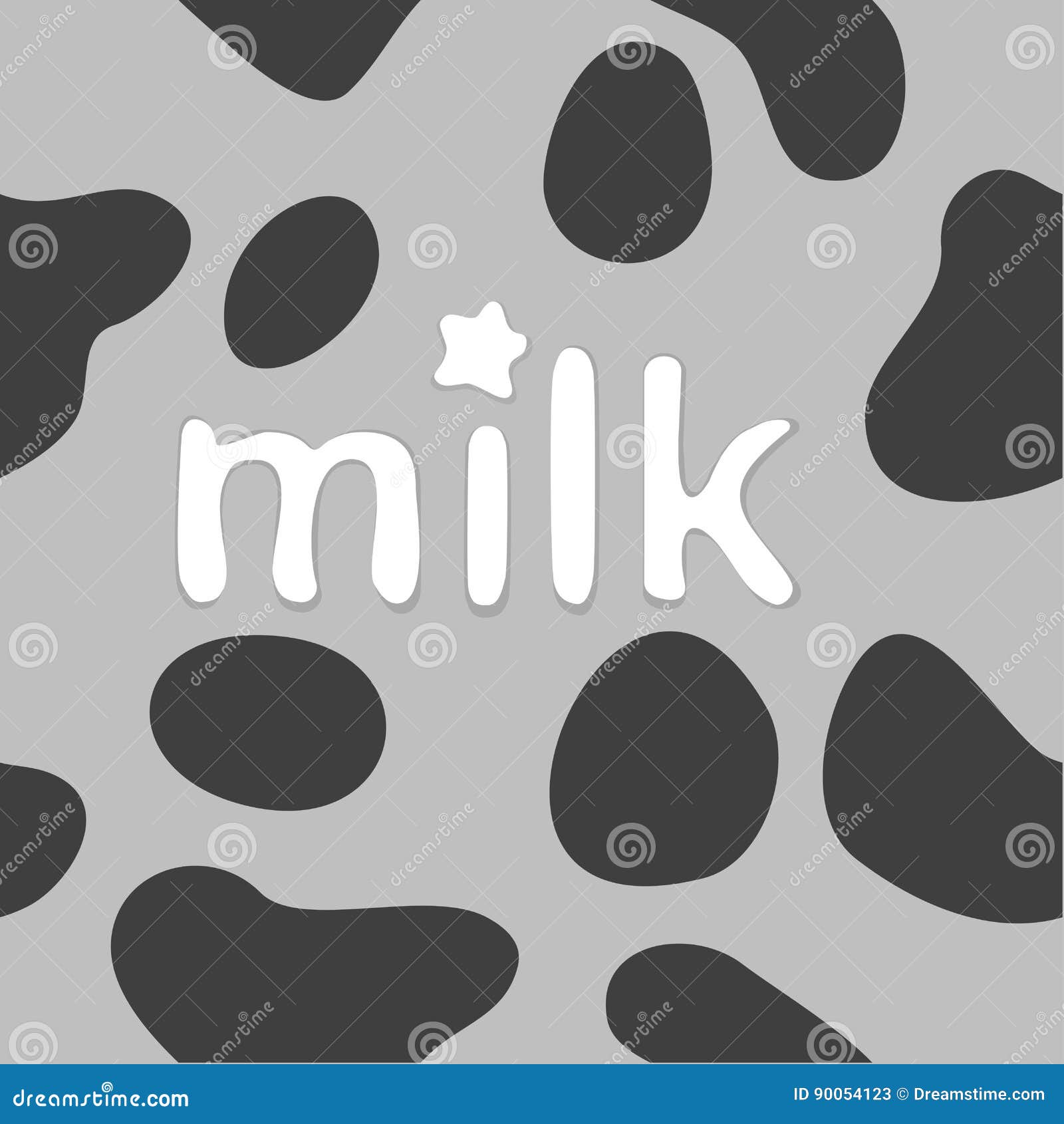 The Word Milk From Milky Alphabet Stock Image | CartoonDealer.com #62200687