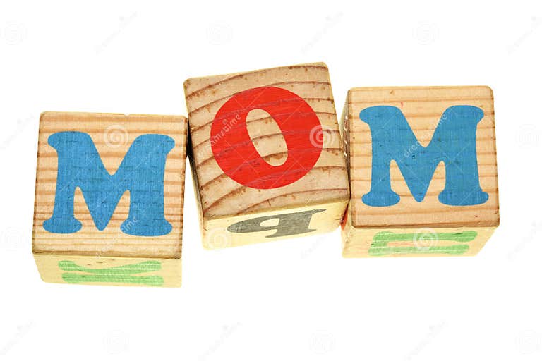 Word MOM stock image. Image of love, mommy, simple, isolation - 14309917
