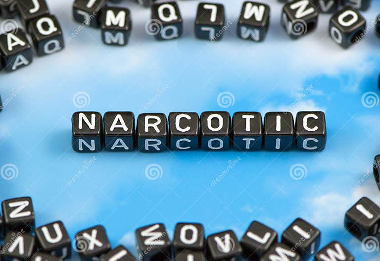 The word narcotic stock image. Image of abuse, cocaine - 85234473