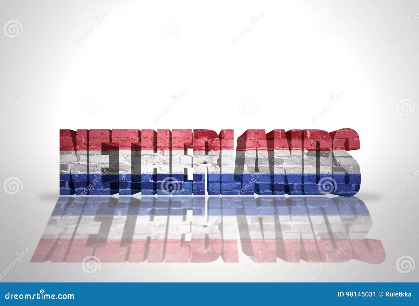 Word Netherlands on the White Background Stock Illustration ...