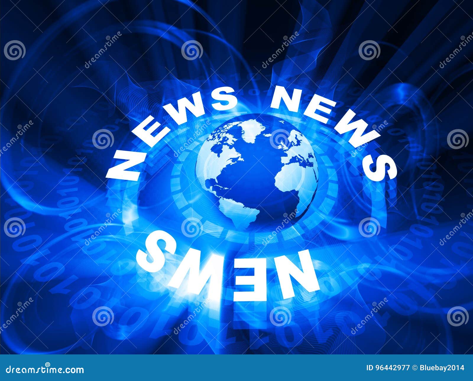 Word News stock image. Image of journal, blue, financial - 96442977