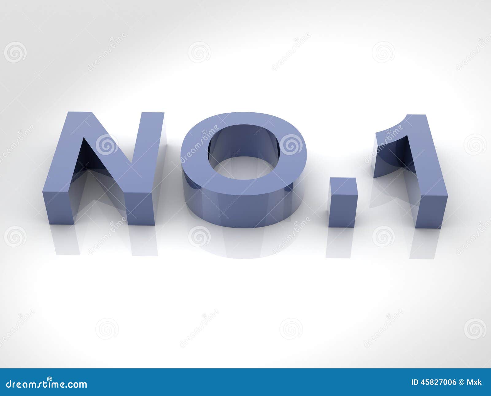 Word no.1 stock illustration. Illustration of sign, symbol - 45827006