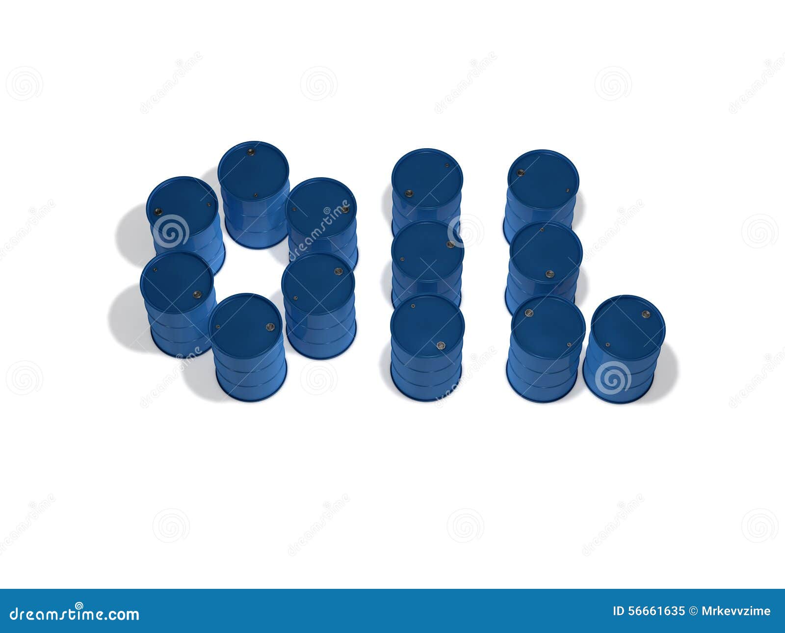 The Word Oil Made from Barrels Stock Illustration - Illustration of ...