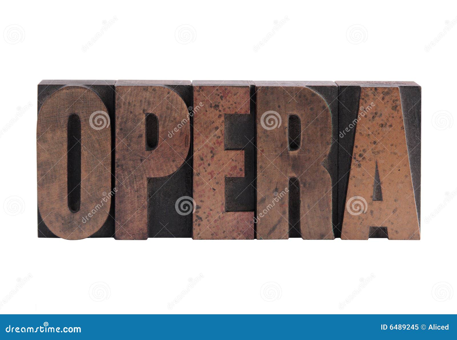 The word opera stock image. Image of stained, vintage - 6489245