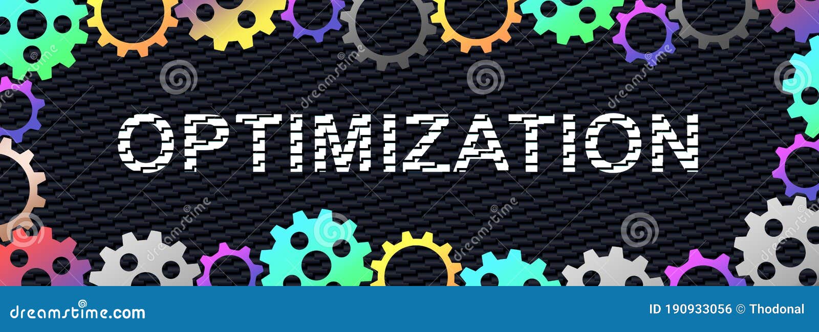 Concept of optimization stock illustration. Illustration of ...