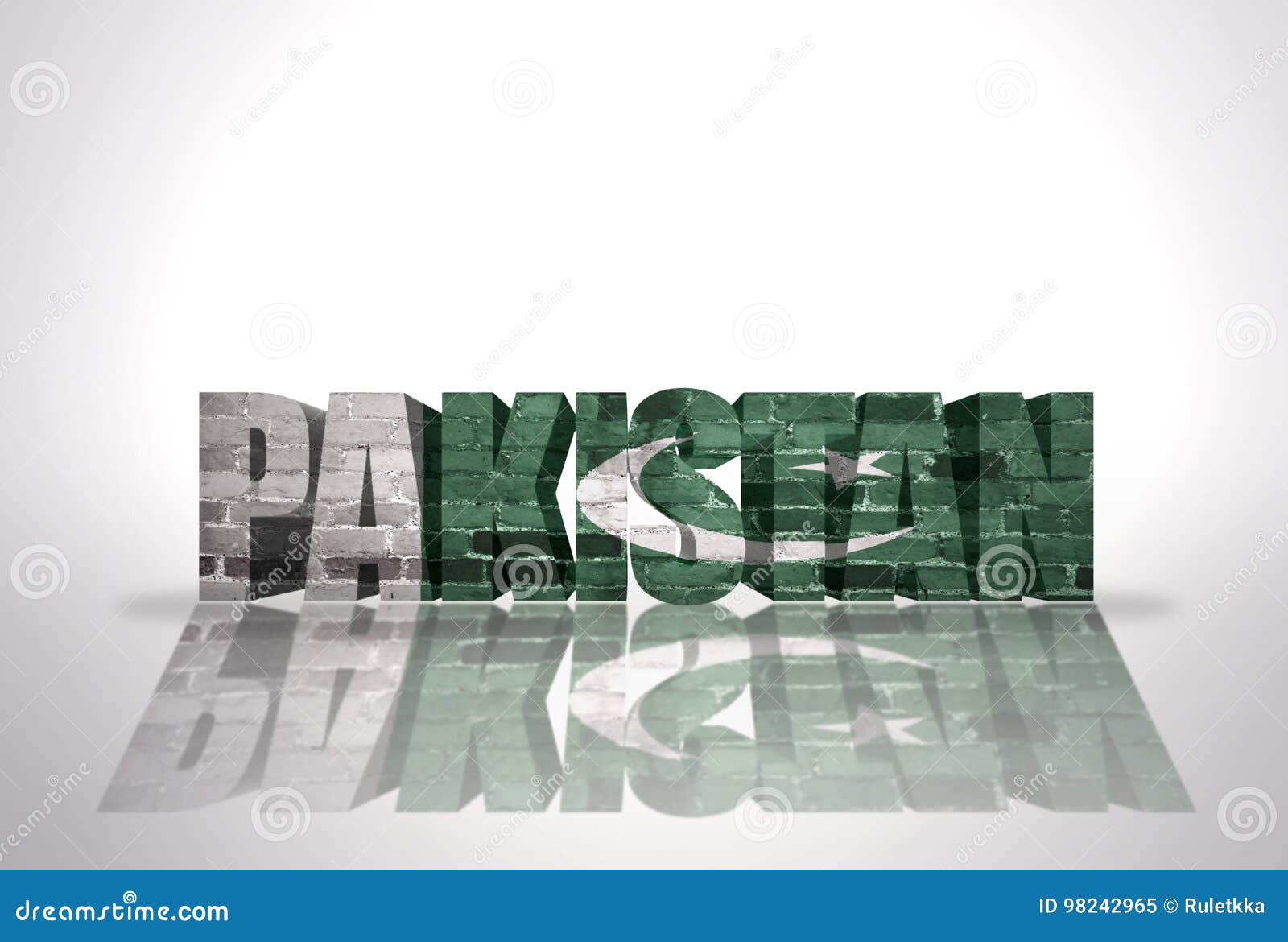 Word Pakistan on the White Background Stock Illustration - Illustration ...