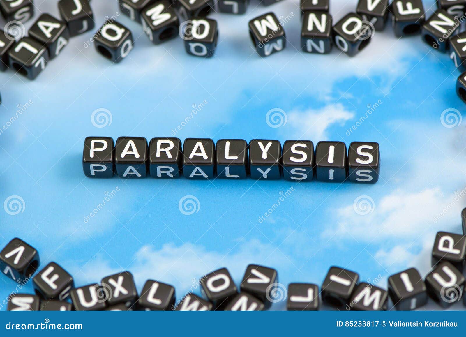 The word paralysis stock image. Image of medical, abstract - 85233817