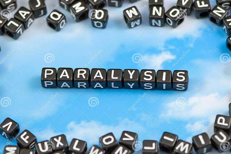 The word paralysis stock image. Image of medical, abstract - 85233817