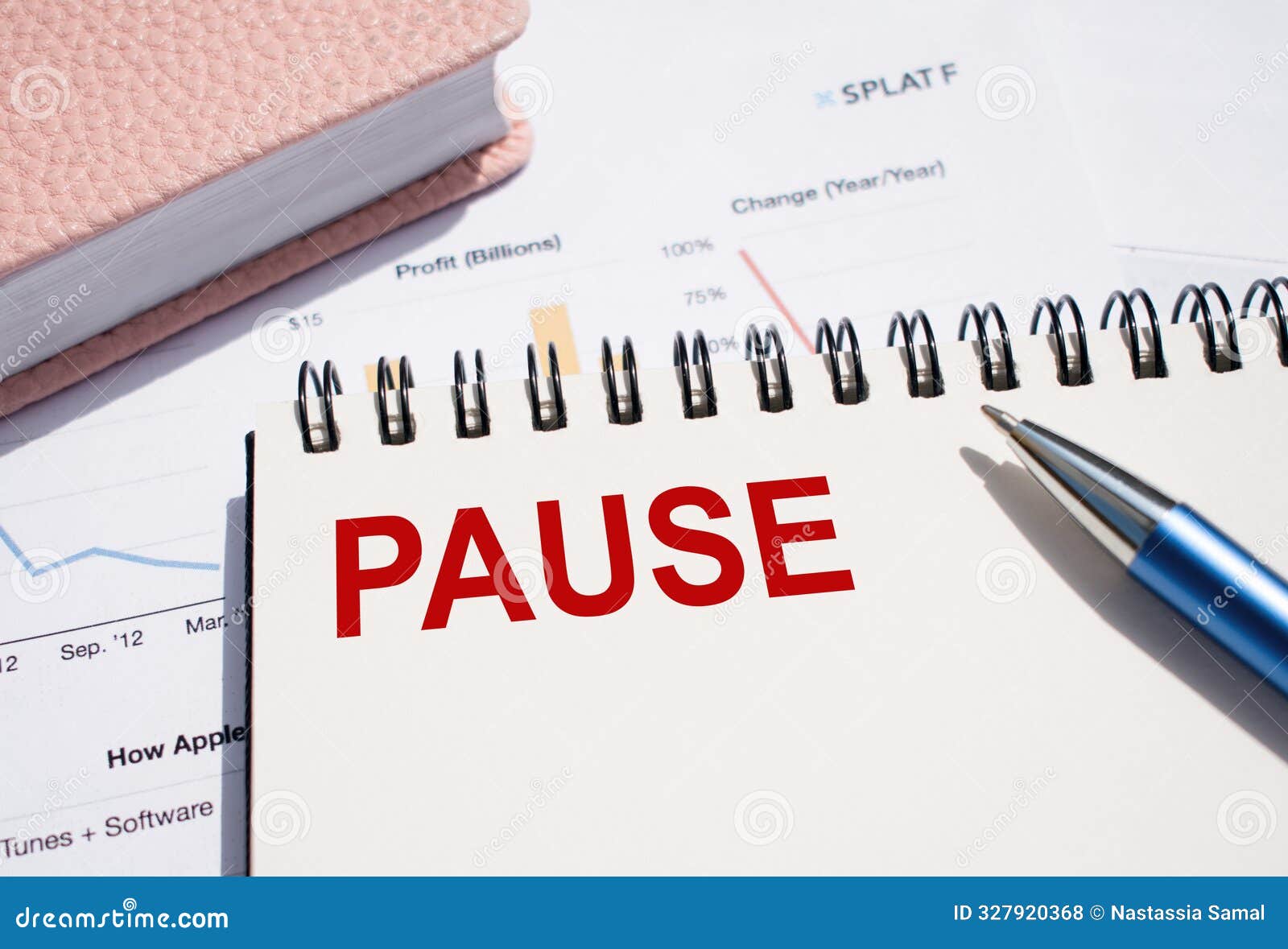 Word `Pause` And A Shape Of A Question Mark Made Of Roasted Espresso ...