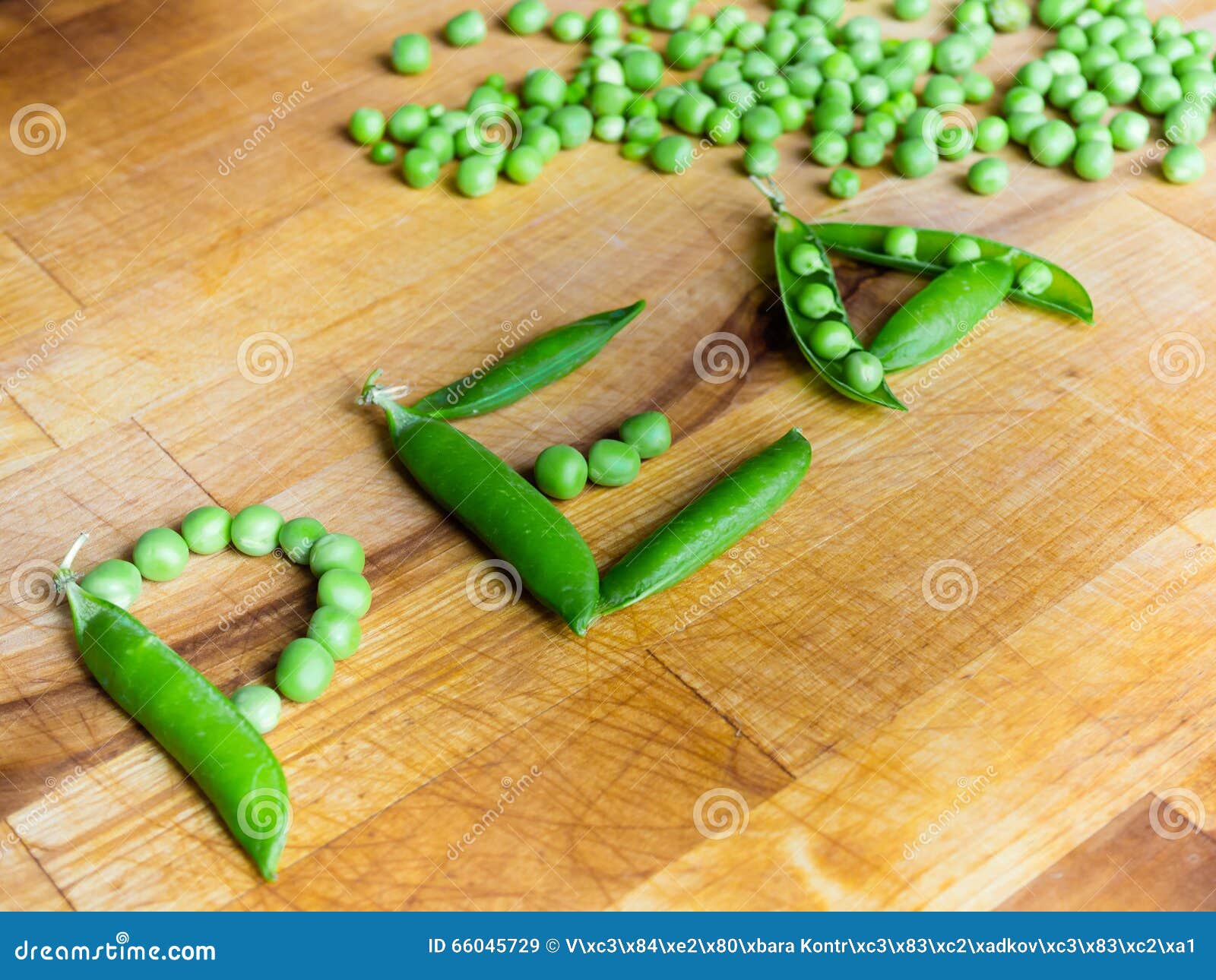 Word PEA written with peas stock image. Image of nutrition - 66045729