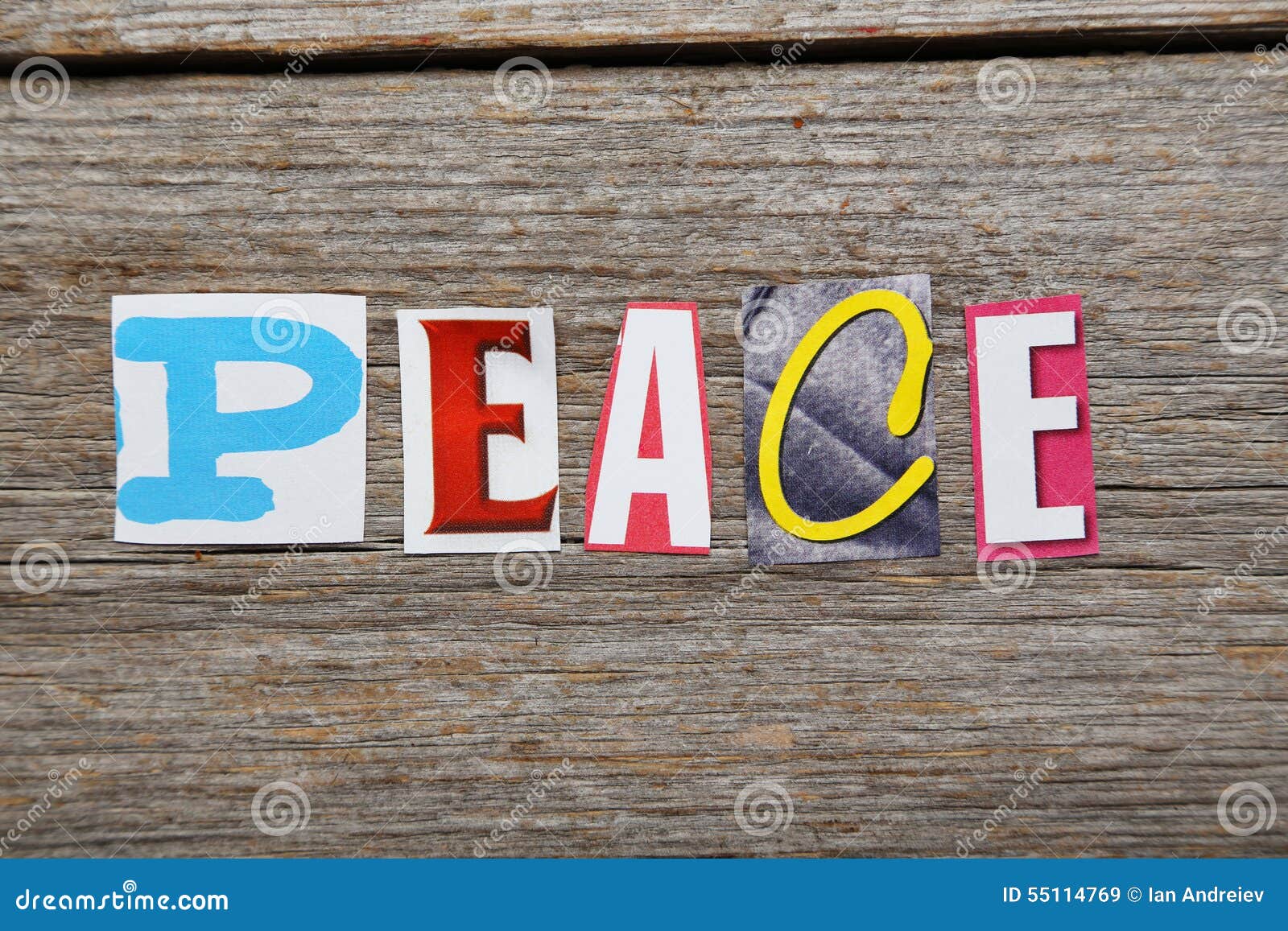 The word Peace stock image. Image of word, board, tranquil - 55114769
