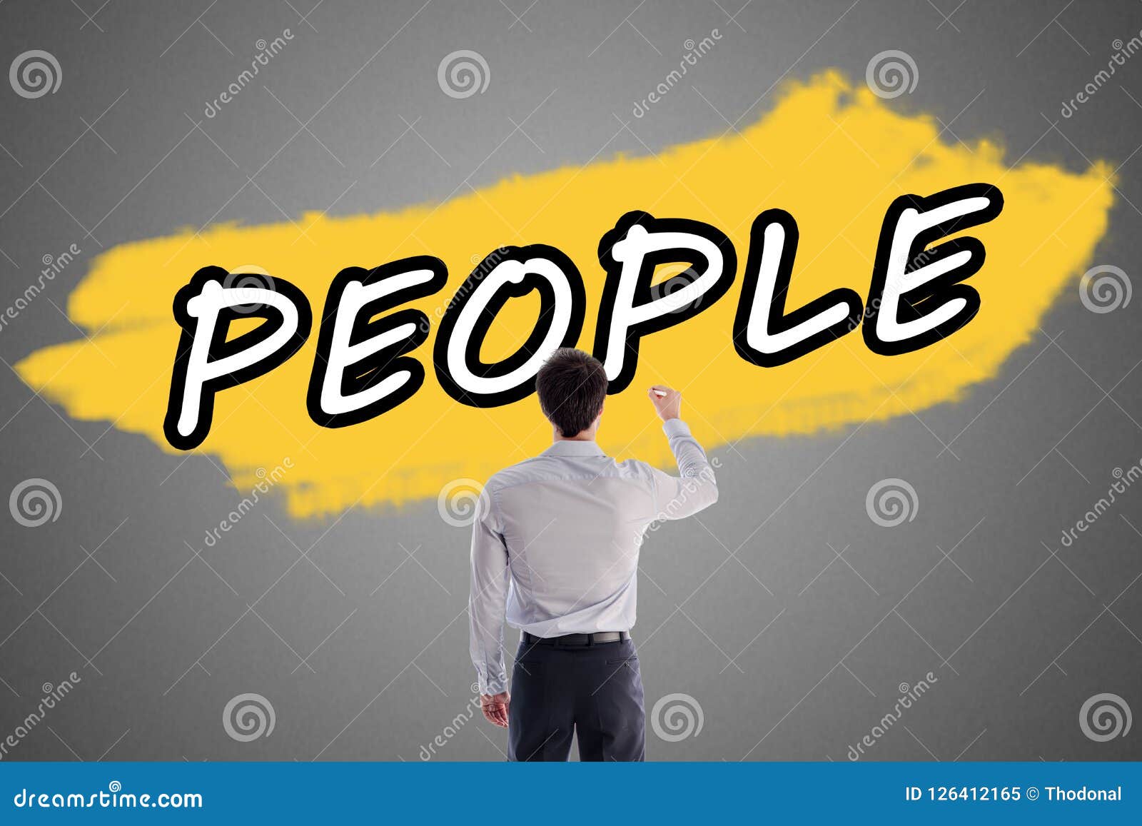 Word People Written on a Wall Stock Image - Image of text, team: 126412165