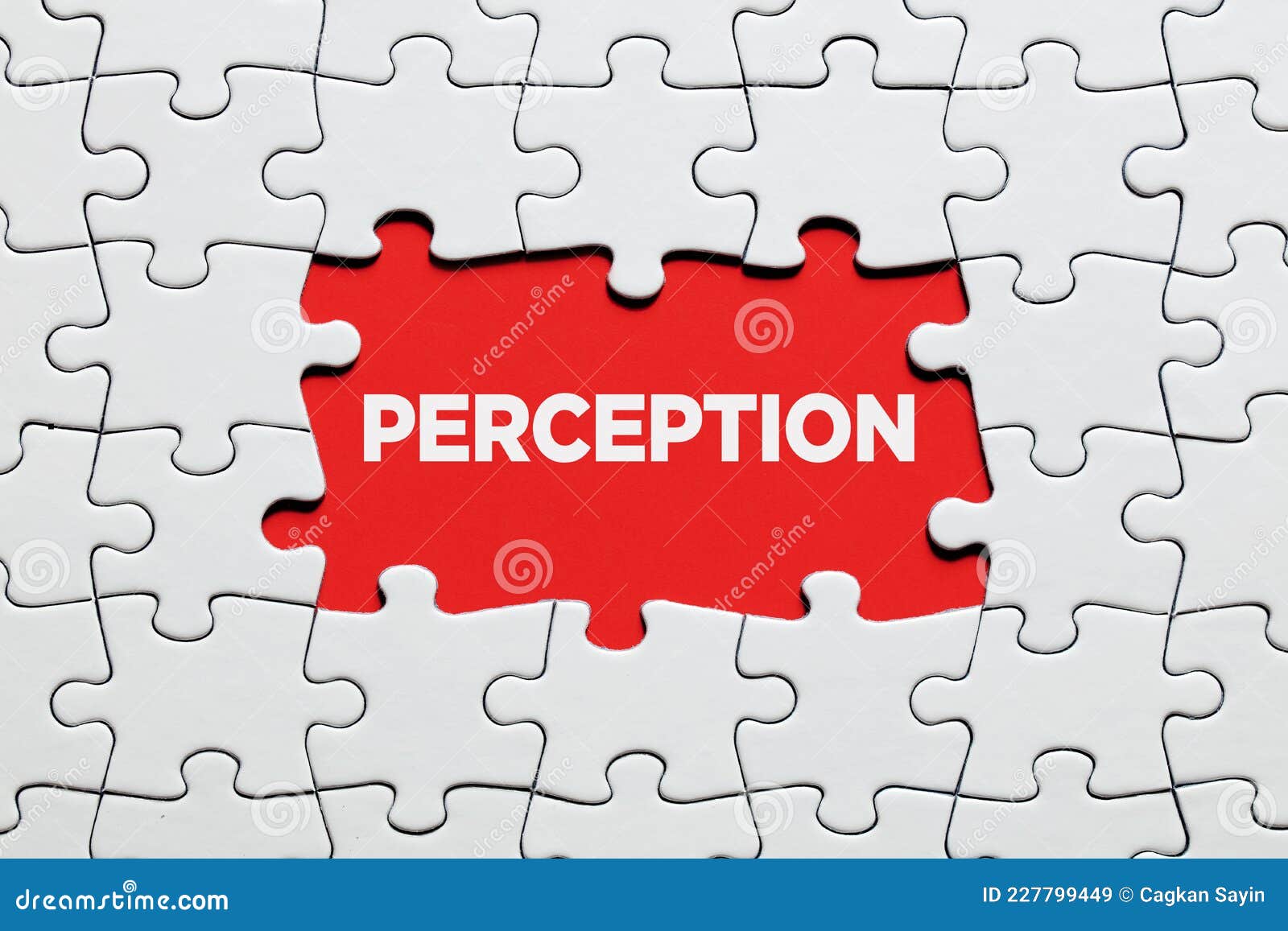 The Word Perception Surrounded by Jigsaw Puzzle. To Increase or Expand ...